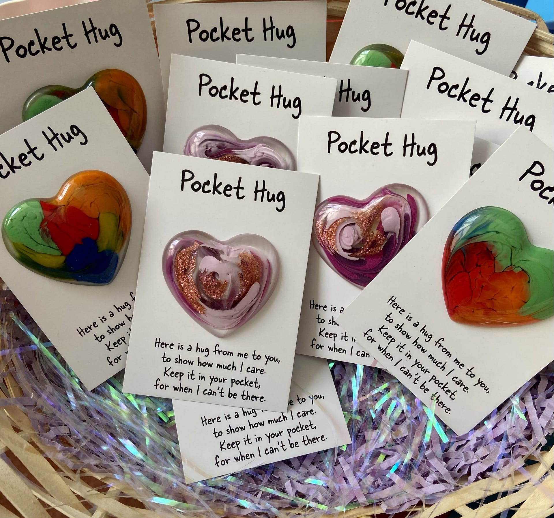 Resin Pocket Hugs - Niknax by Nickie